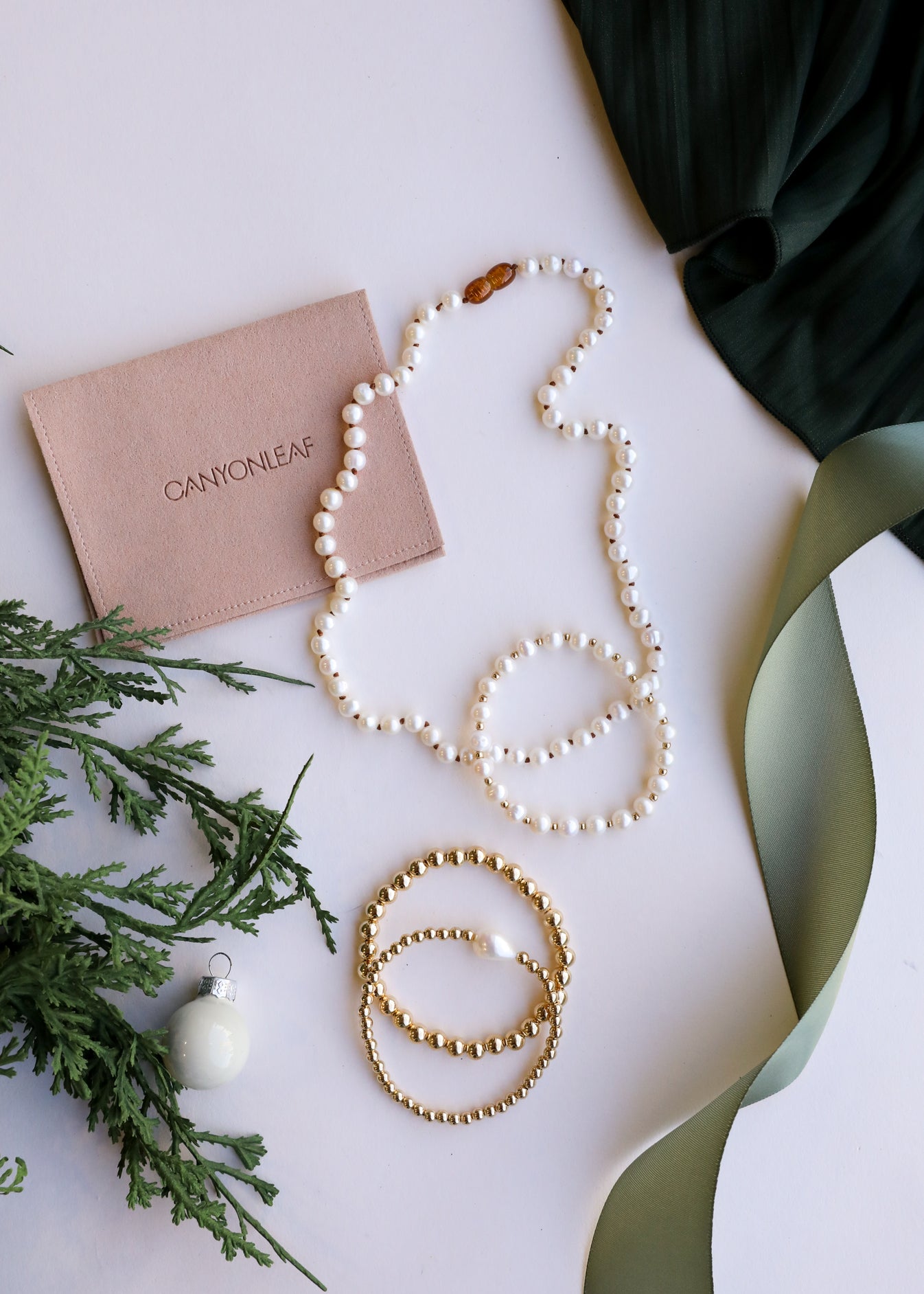 Pure Gemstone + Pearl || Necklace – CanyonLeaf