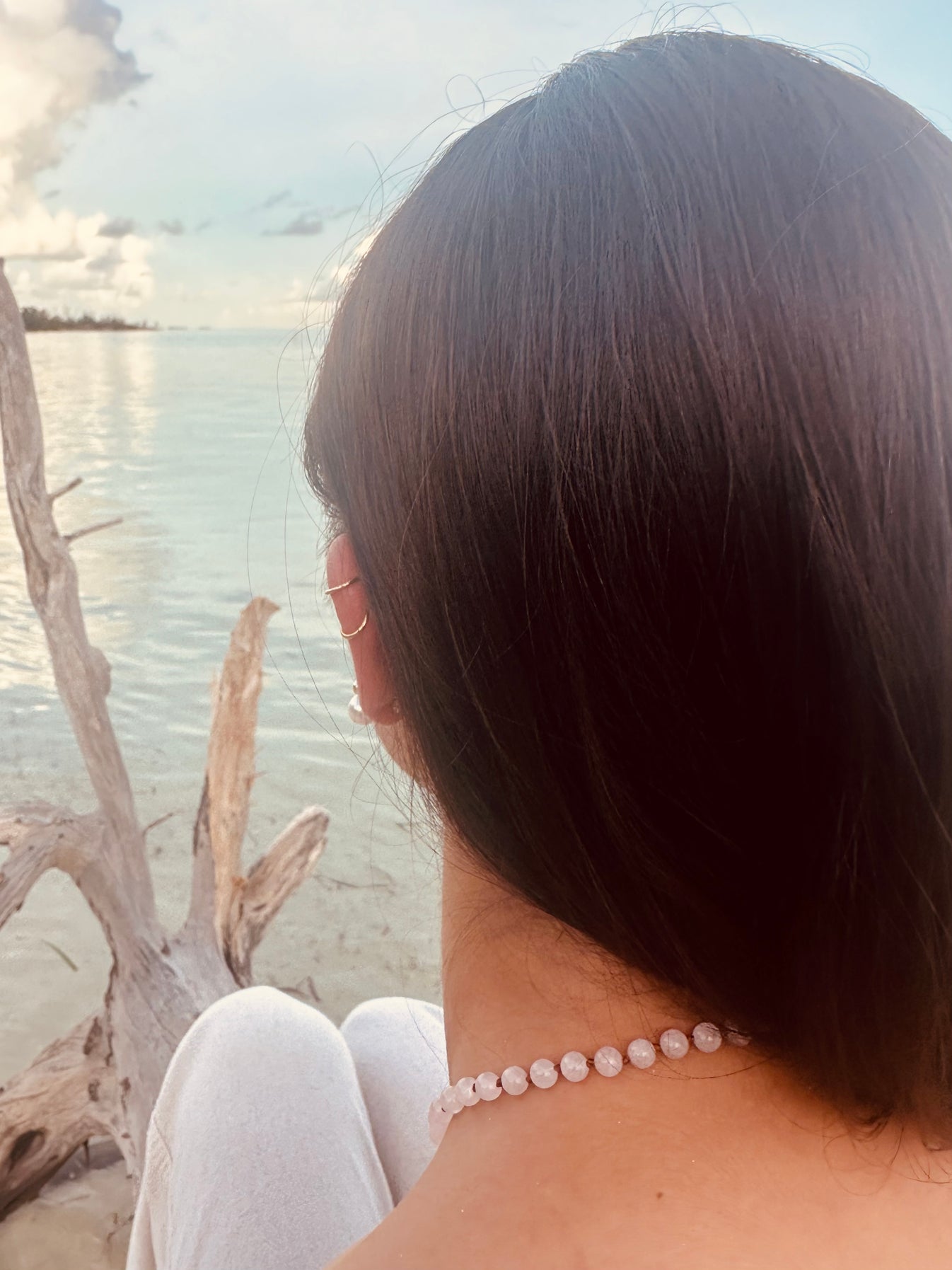 Pure Gemstone + Natural Rose Quartz || Beaded Necklace – CanyonLeaf