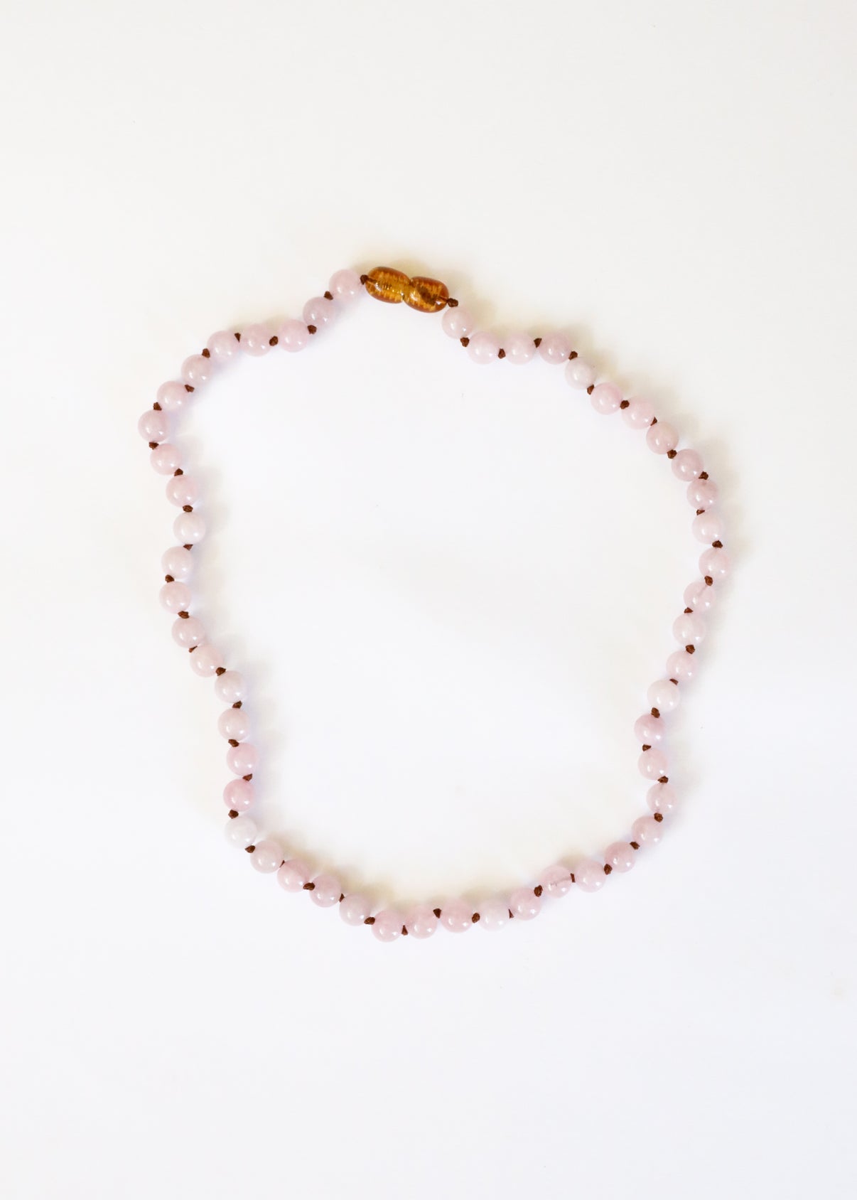 Pure Gemstone + Natural Rose Quartz || Beaded Necklace – CanyonLeaf