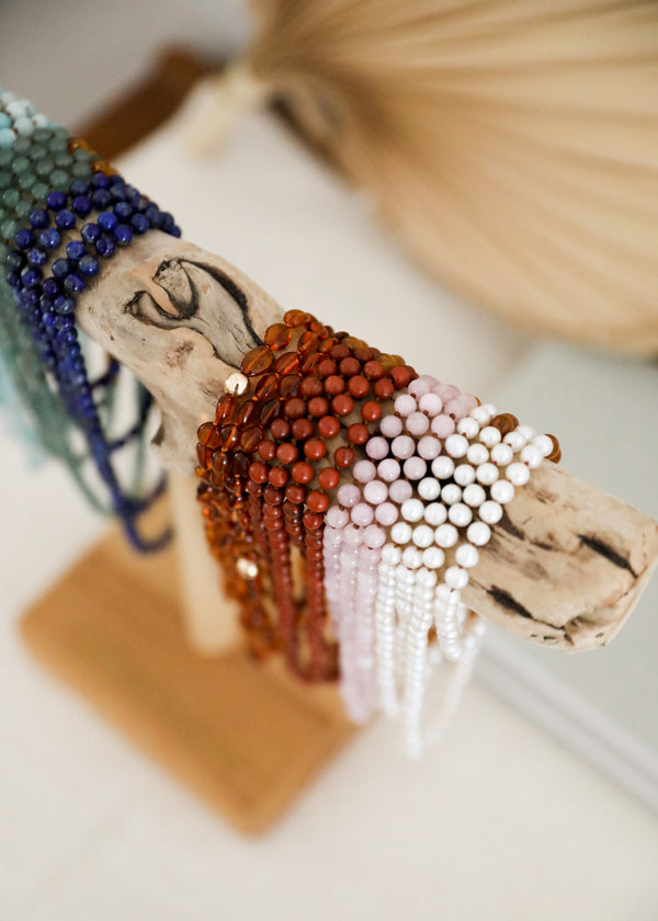 Pure Gemstone + Pearl || Necklace – CanyonLeaf
